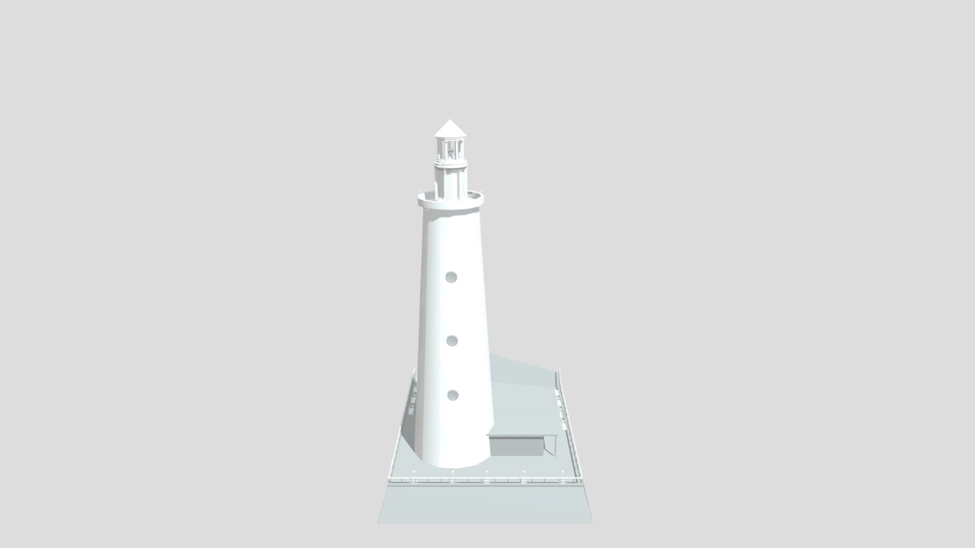 lighthouse - Download Free 3D model by dilan (@nbadilan) [b37f195] - Sketchfab