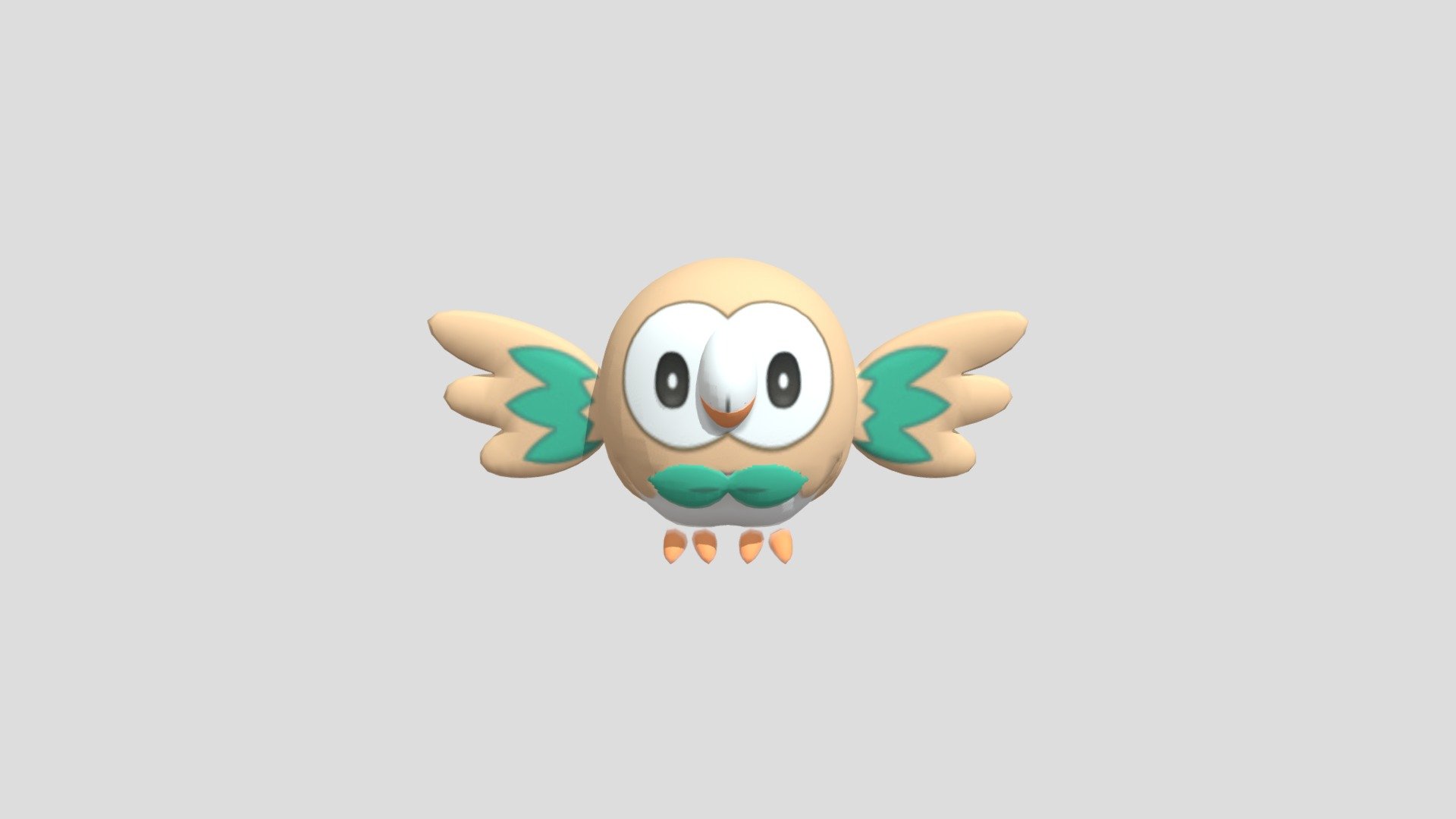 Rowlet - Download Free 3D model by nguyenlouis32 [b37f526] - Sketchfab