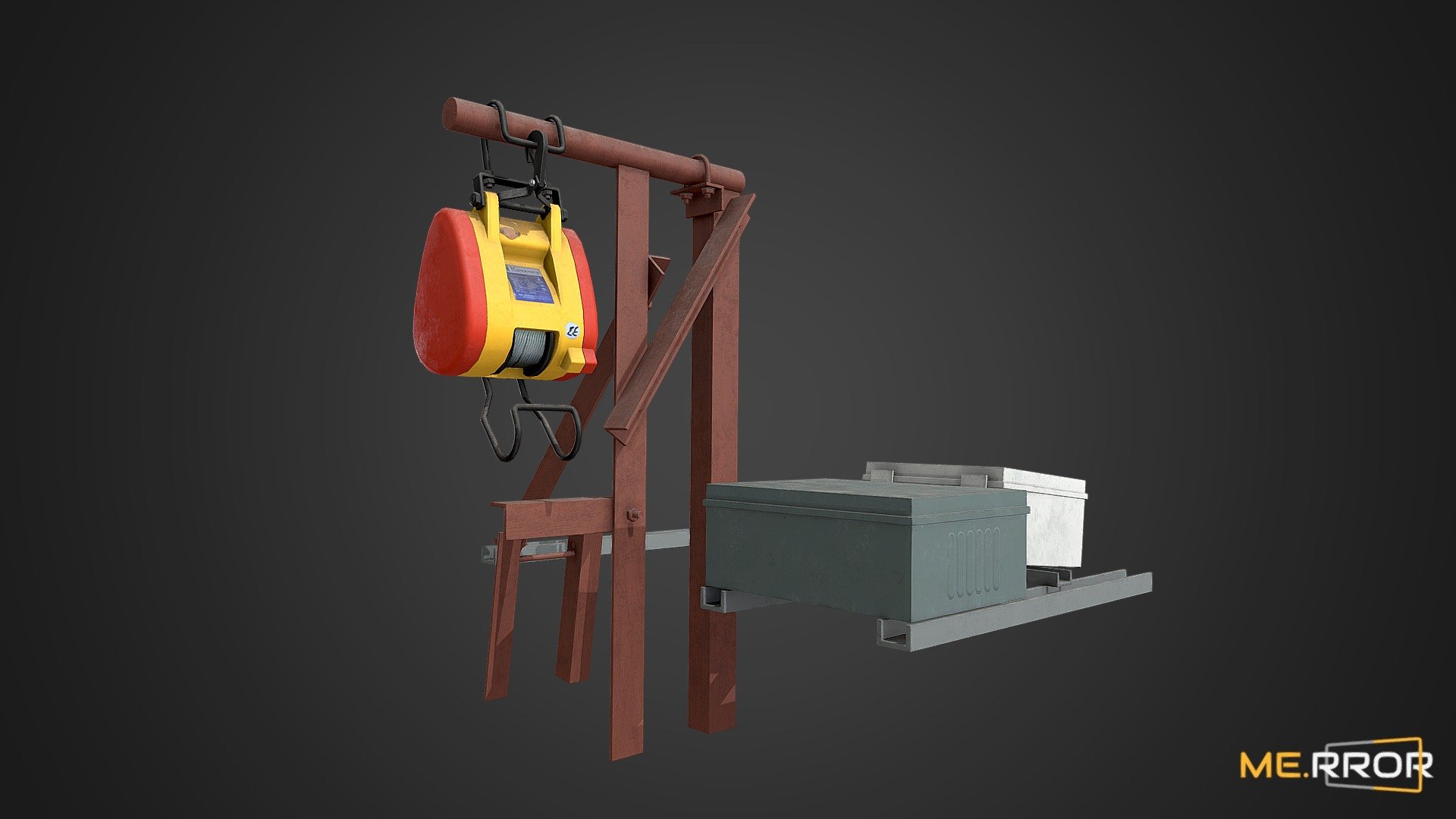 [Game-Ready] Winch - Buy Royalty Free 3D model by ME.RROR Studio ...