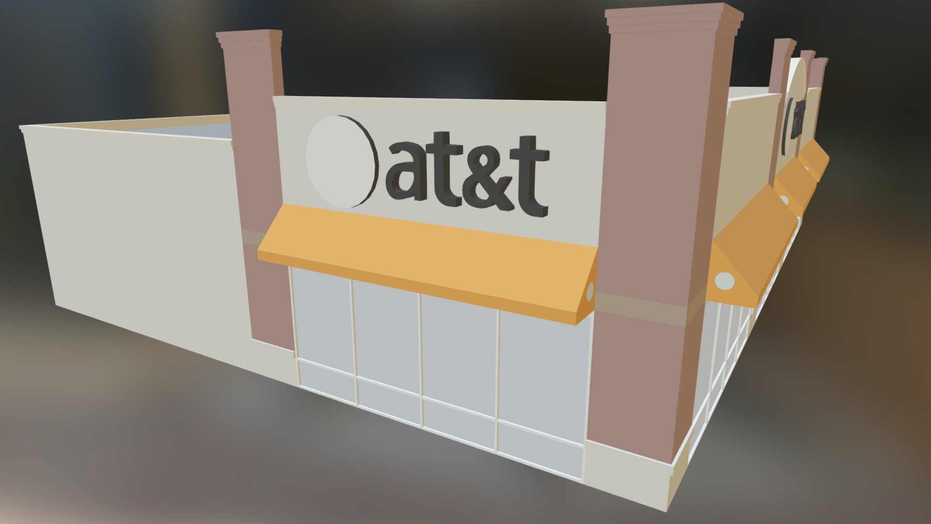 AT&T - 3D model by 3DCRE [b383cf3] - Sketchfab