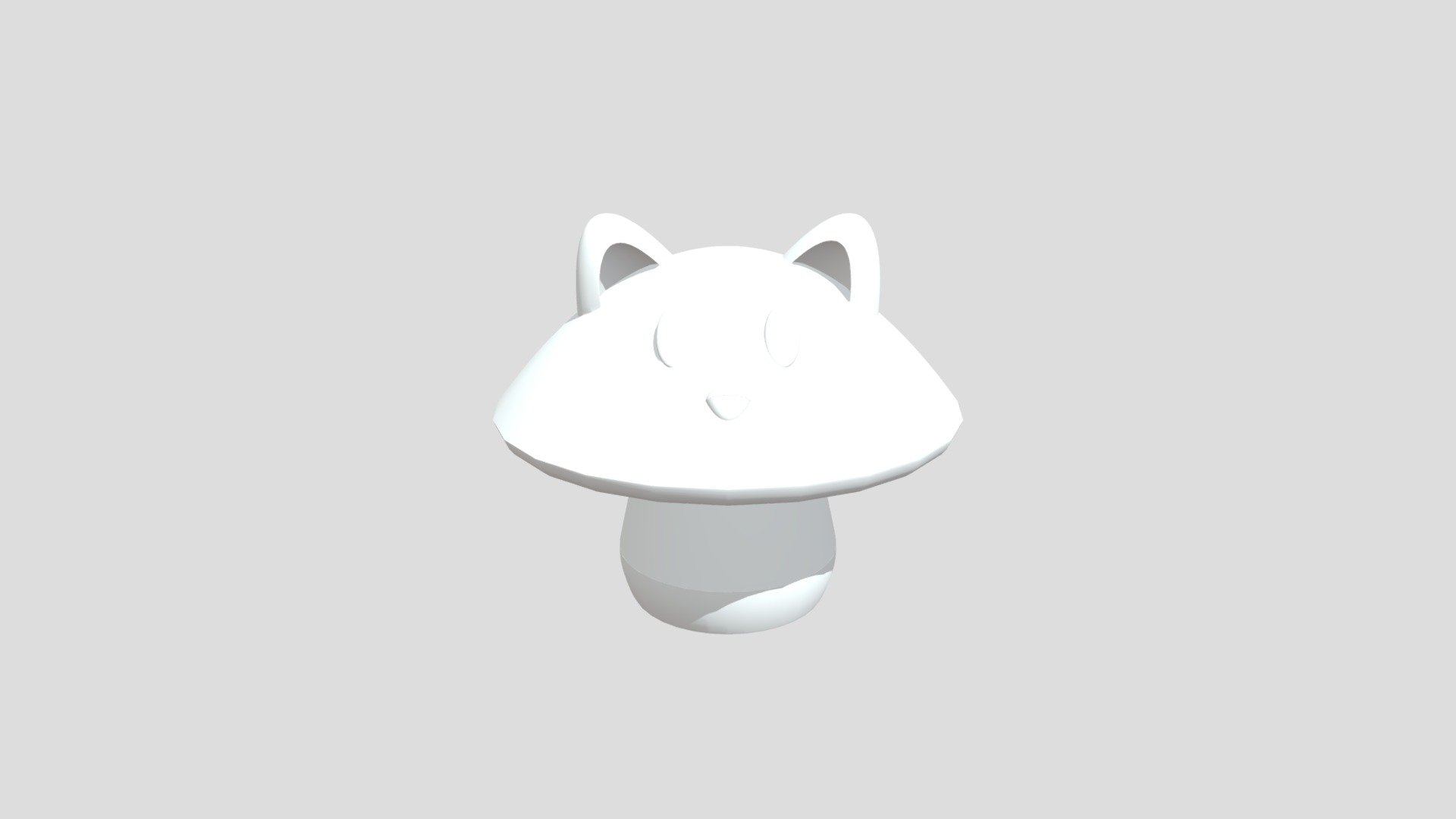 Cat Mushroom - 3D model by Valerie Van Cleave (@vancleave413) [b386837 ...