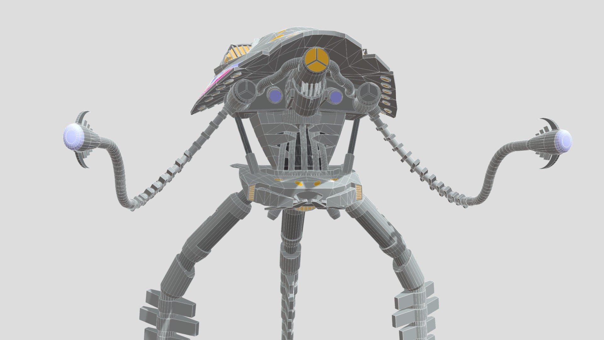 EldeBH Tripod (War of the Worlds) - 3D model by Rebus2077 [b387105 ...