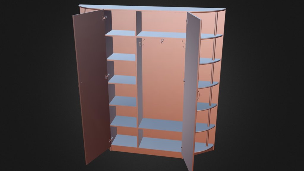 Closet - 3D model by Martins Klevs (@MartinsKlevs) [b387616] - Sketchfab