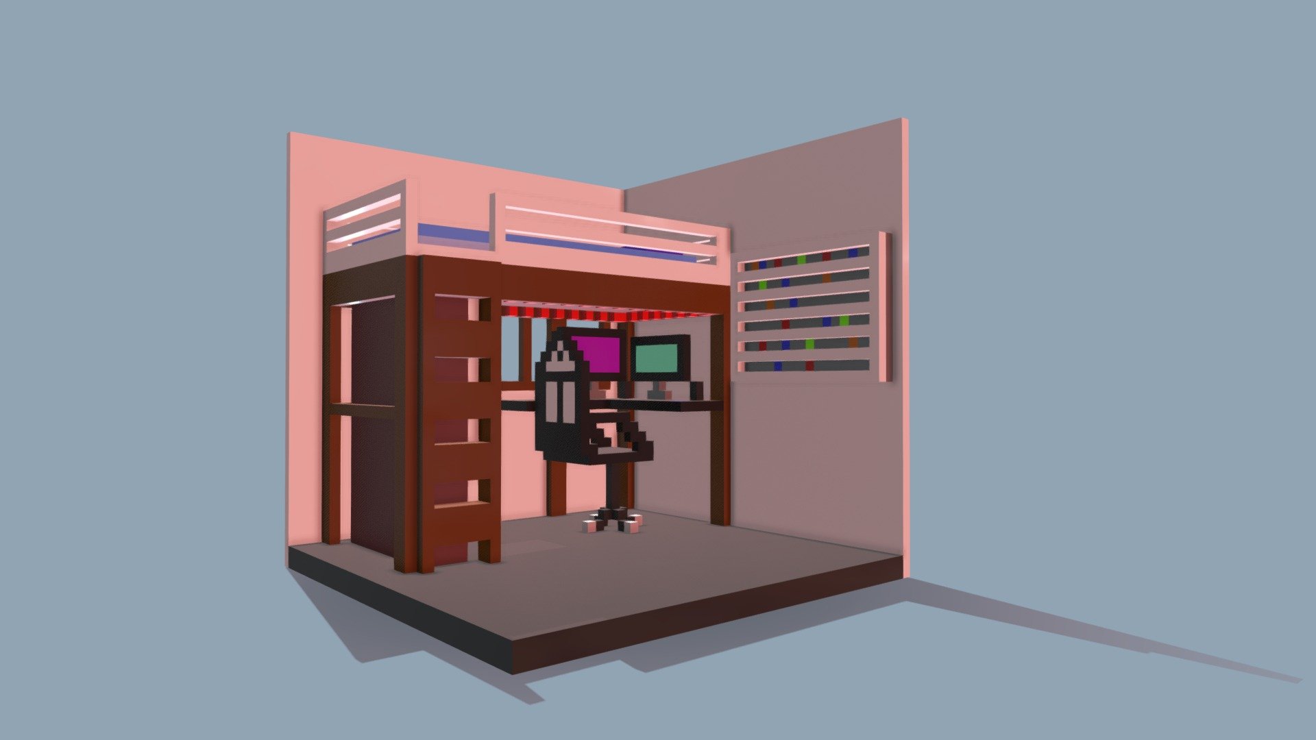 cuarto - 3D model by Mich Ceache (@michelle.cordova750) [b387f8b ...