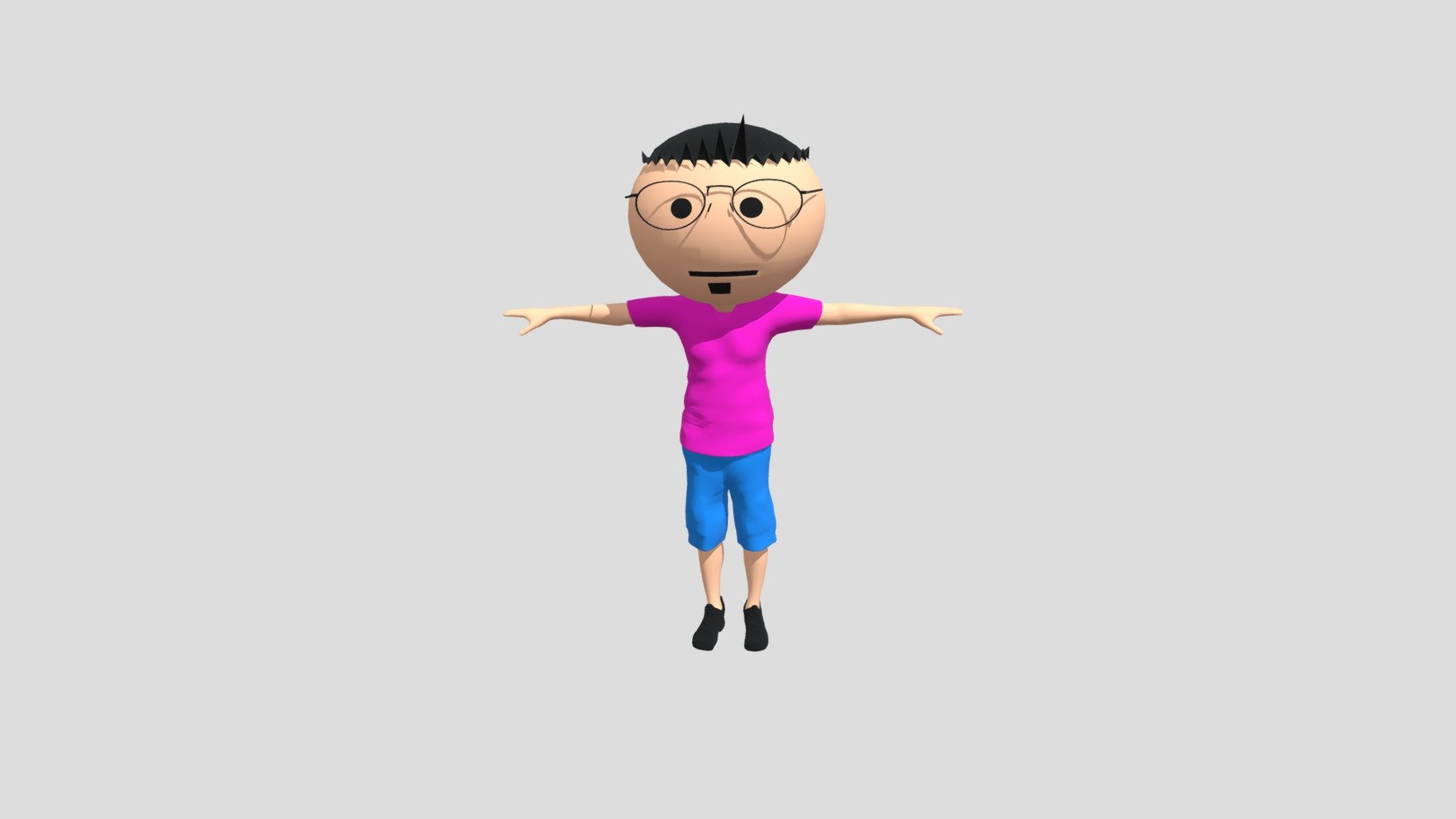 Gulli bulli cartoon carecter 3d model - Download Free 3D model by ...