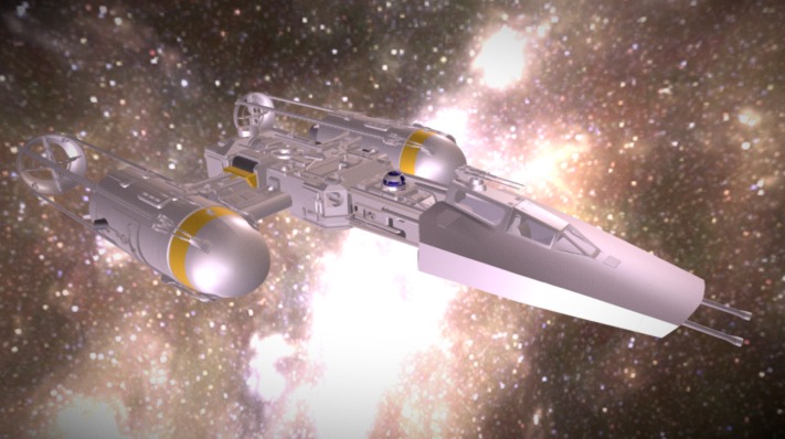 Y Wing - 3D model by beholdmidia [b38d646] - Sketchfab