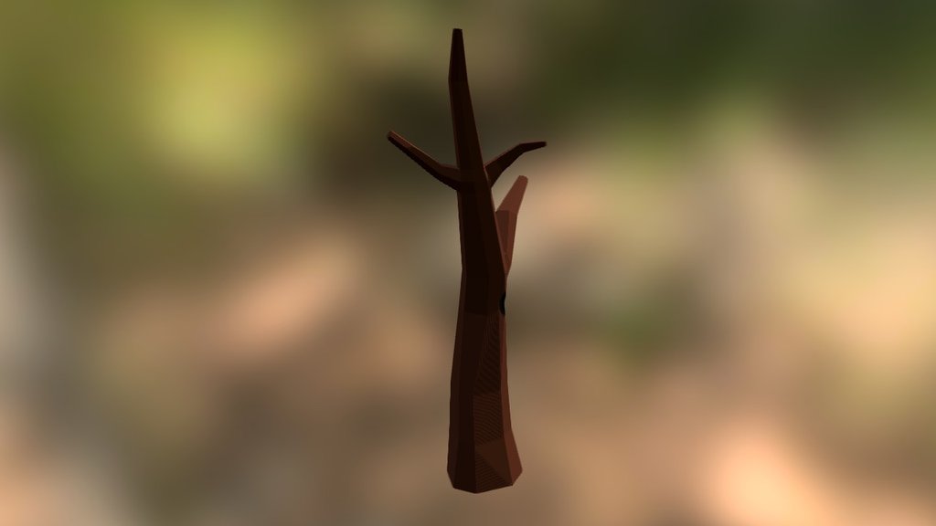 Low Poly Leafless Tree With Hole - 3D model by alexandcoats [b38e7fe ...