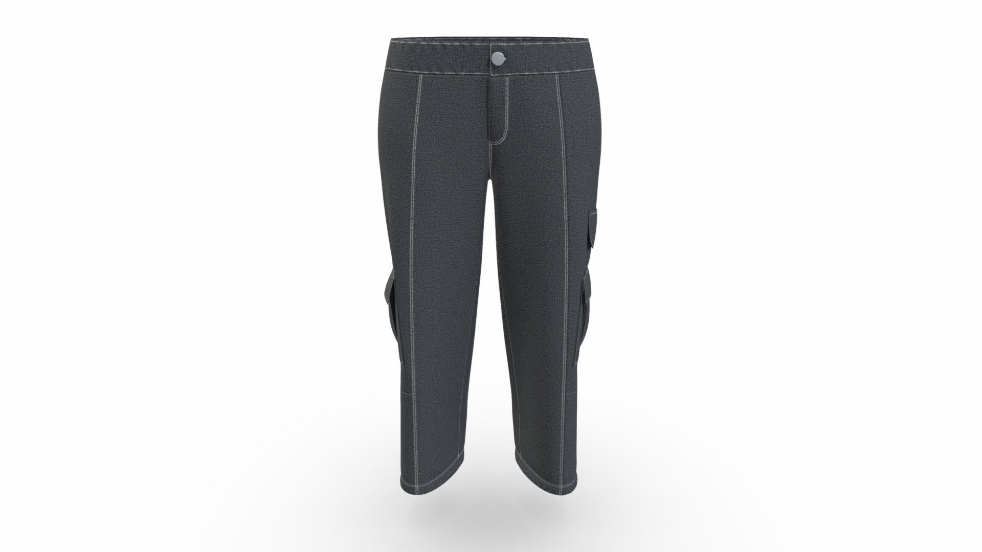 Women Cargo Pant - Buy Royalty Free 3D model by BINARYCLOTH ...