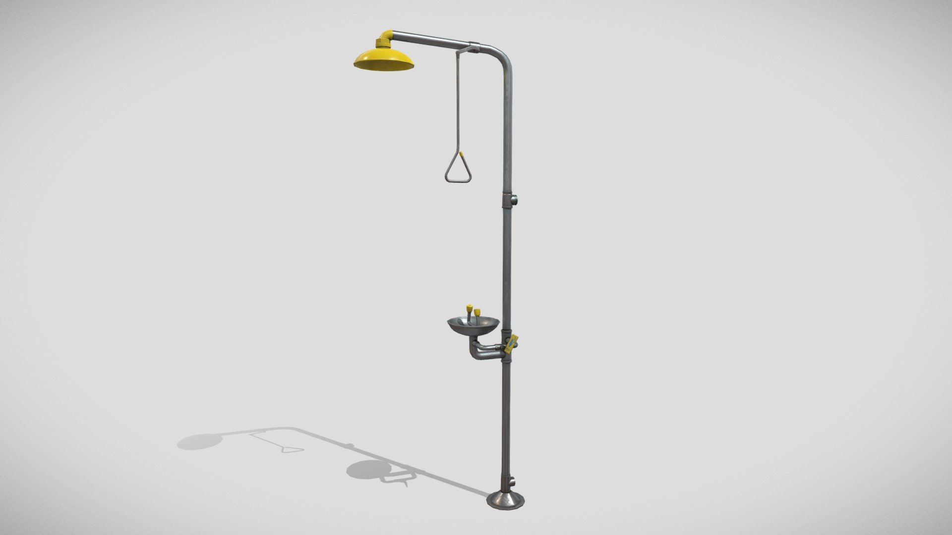 Low Poly Emergency Shower - Download Free 3D model by Nomeda Repsaite ...