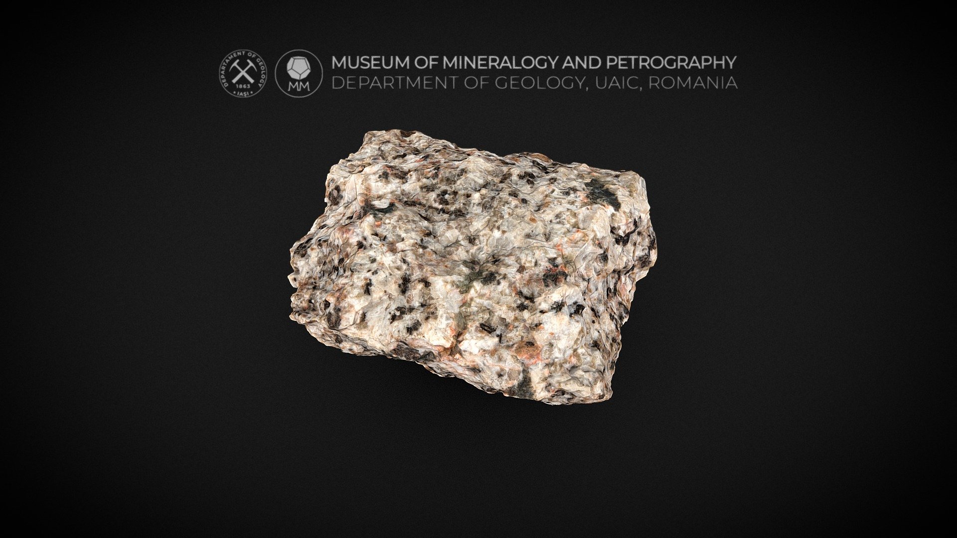 Granite (igneous rock) - 3D model by Museum of Mineralogy and ...