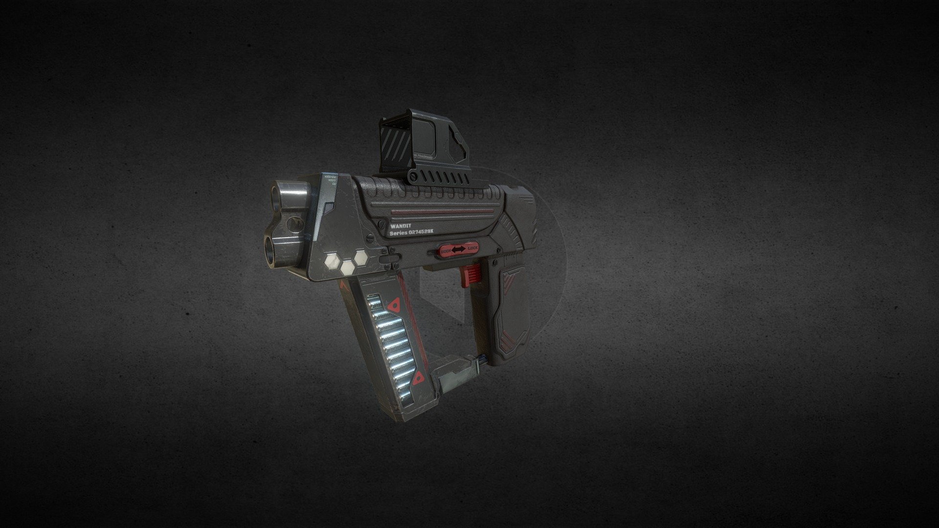 Auto Pistol - Download Free 3D model by Watndit [b395f73] - Sketchfab