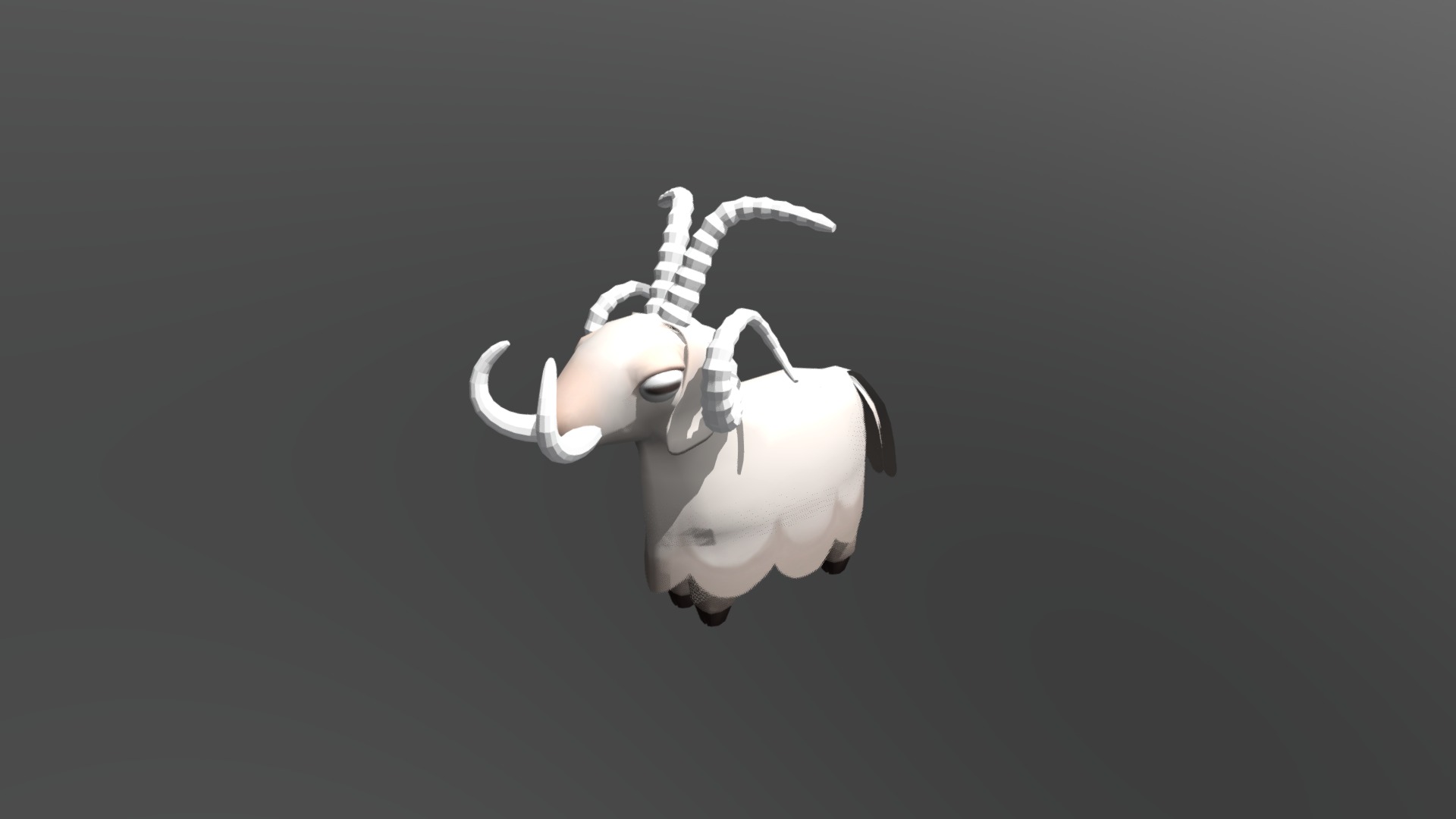 Goat - 3D model by Gommmu [b396357] - Sketchfab