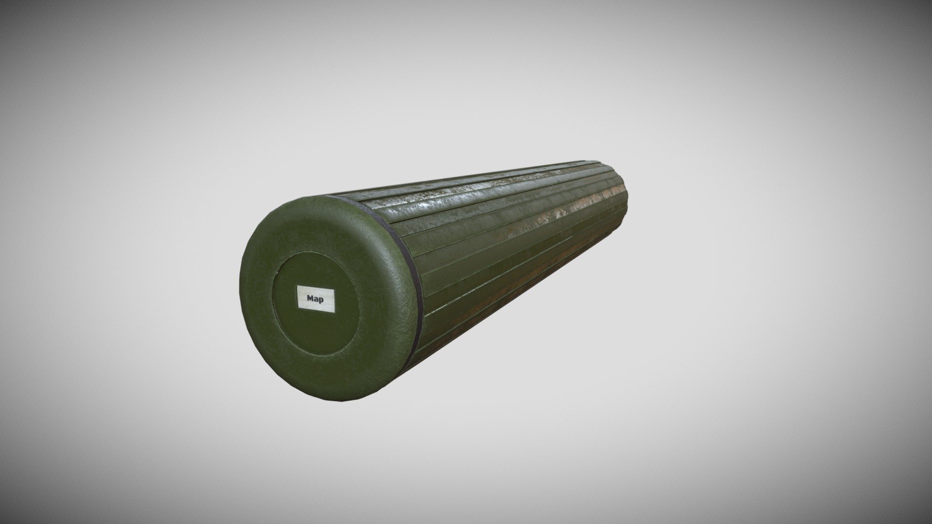 Map Case tube in WW2 Style - 3D model by Amonlith [b39645e] - Sketchfab