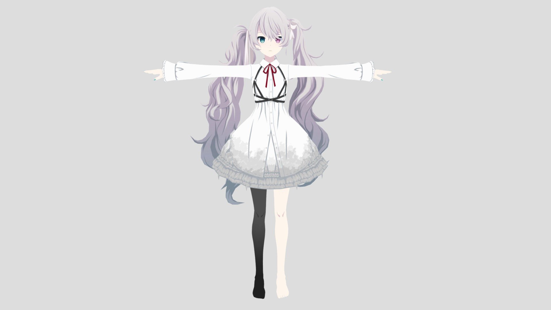 Miku Nightcord a las 25:00 - Download Free 3D model by 雨宮レン ...