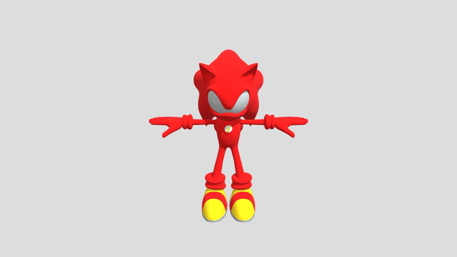 Sonic in a Flash Costume - Download Free 3D model by NotVGLC99 (@VGLCyt ...