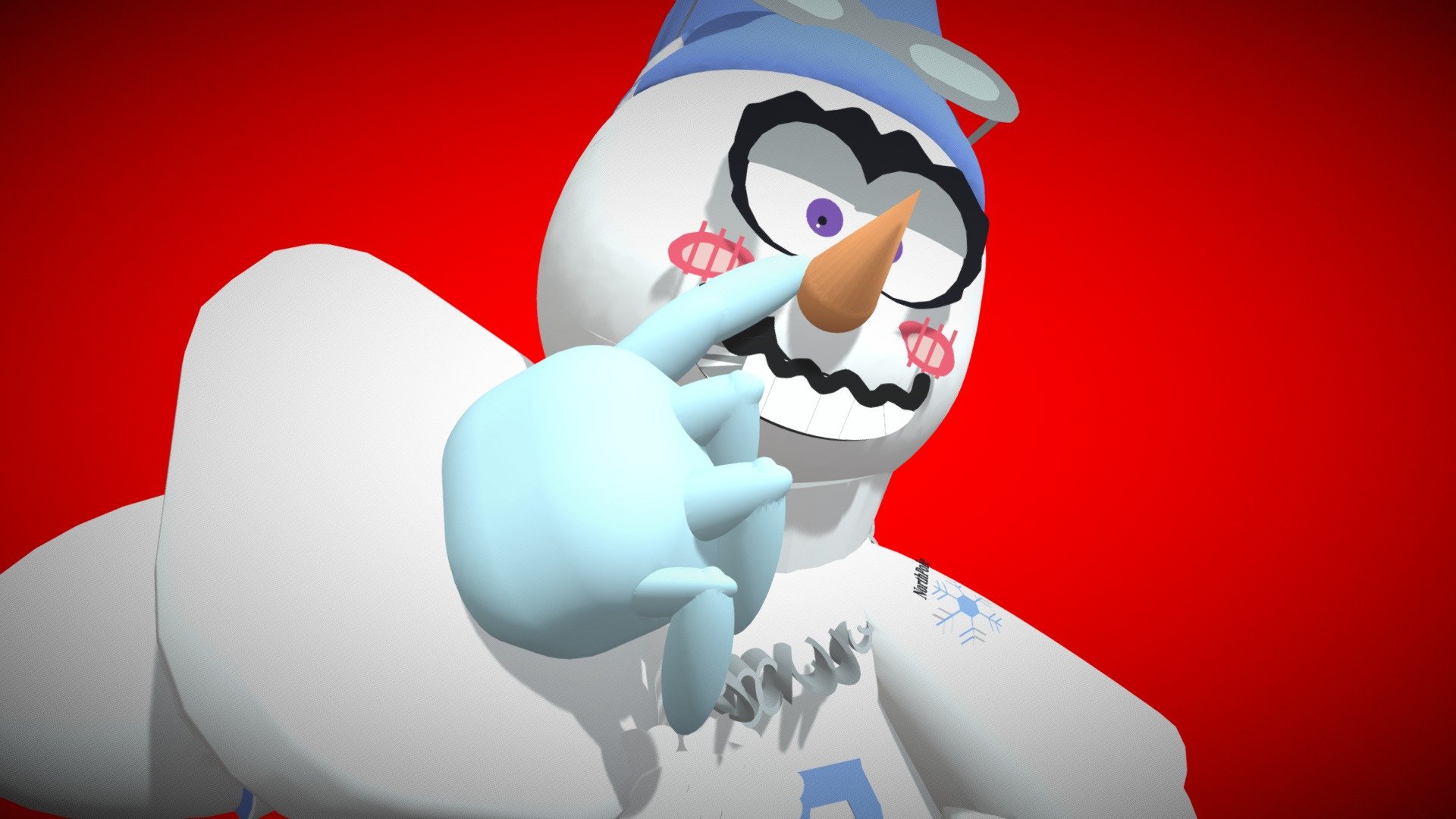 What Did I Do Wrong? - Psycho Snowman - 3D model by GemmyIsGood (@Mini ...