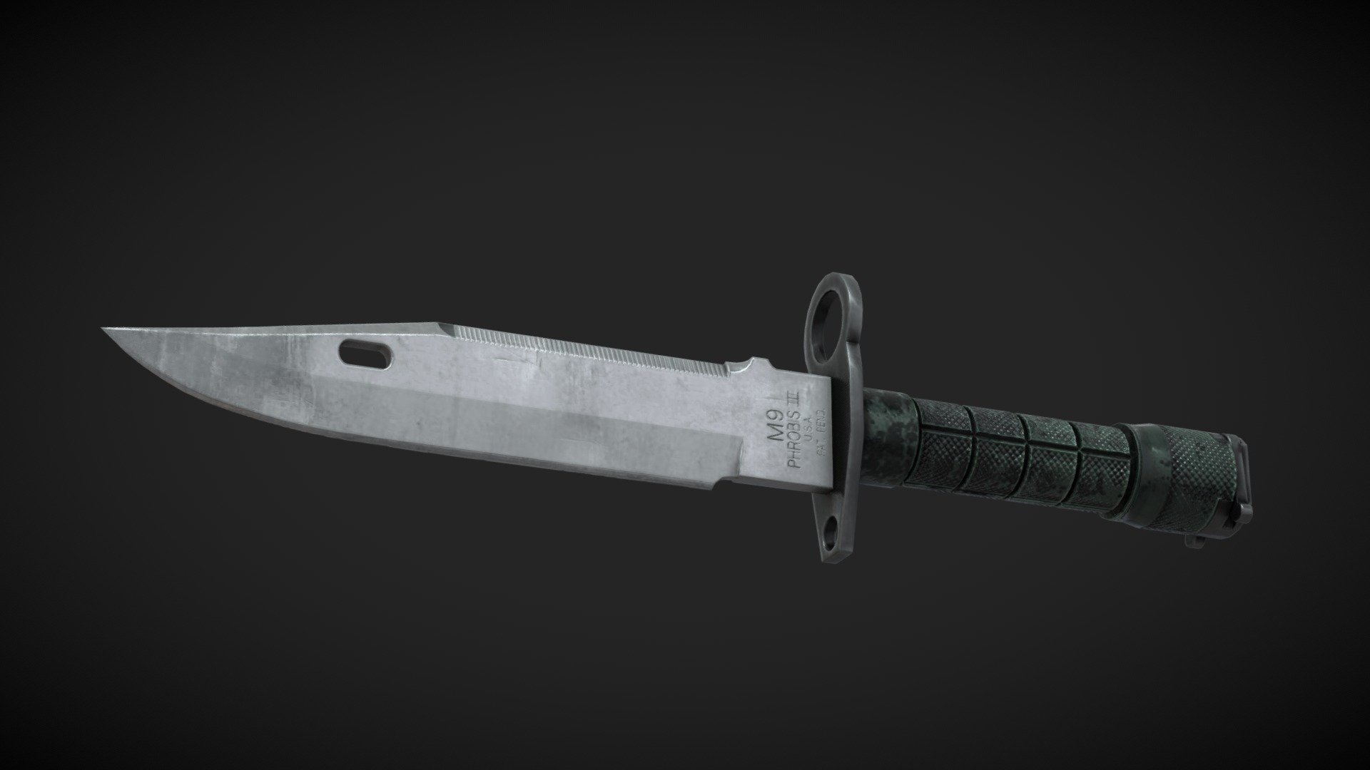 M9 knife - Guns and Weapons - 3D model by KaiJie (@KaiJie98) [b399f72 ...