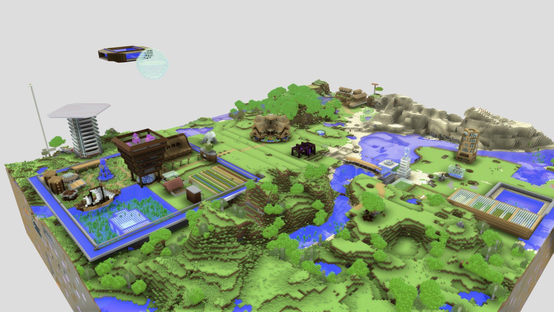 Toms mum and a rounders ball (World 2)-4 v4 - 3D model by eppsyt ...