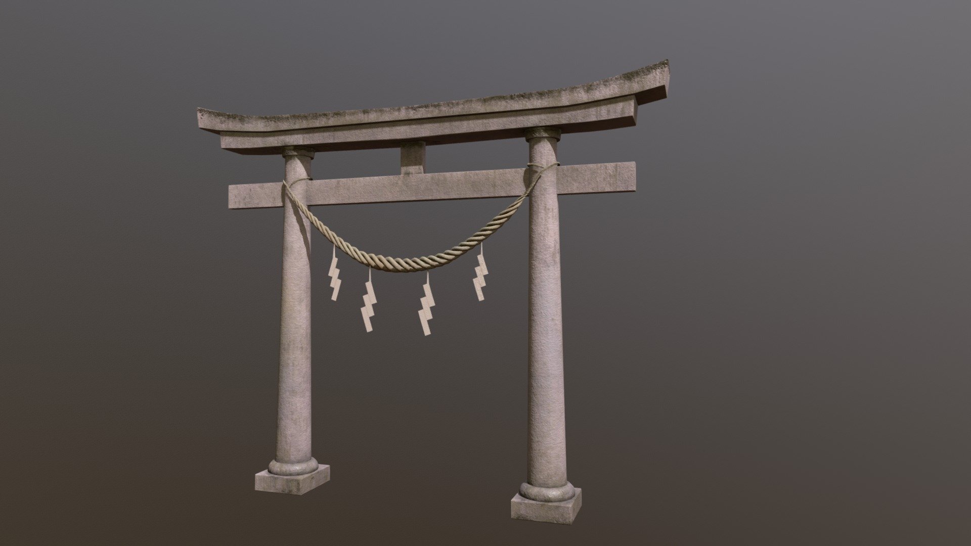 Speedprop: Stone Torii - 3D model by ceciornh (@ceciliaornholt ...