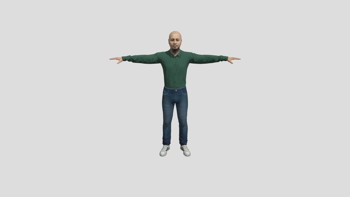 Male-body-base-mesh 3D models - Sketchfab
