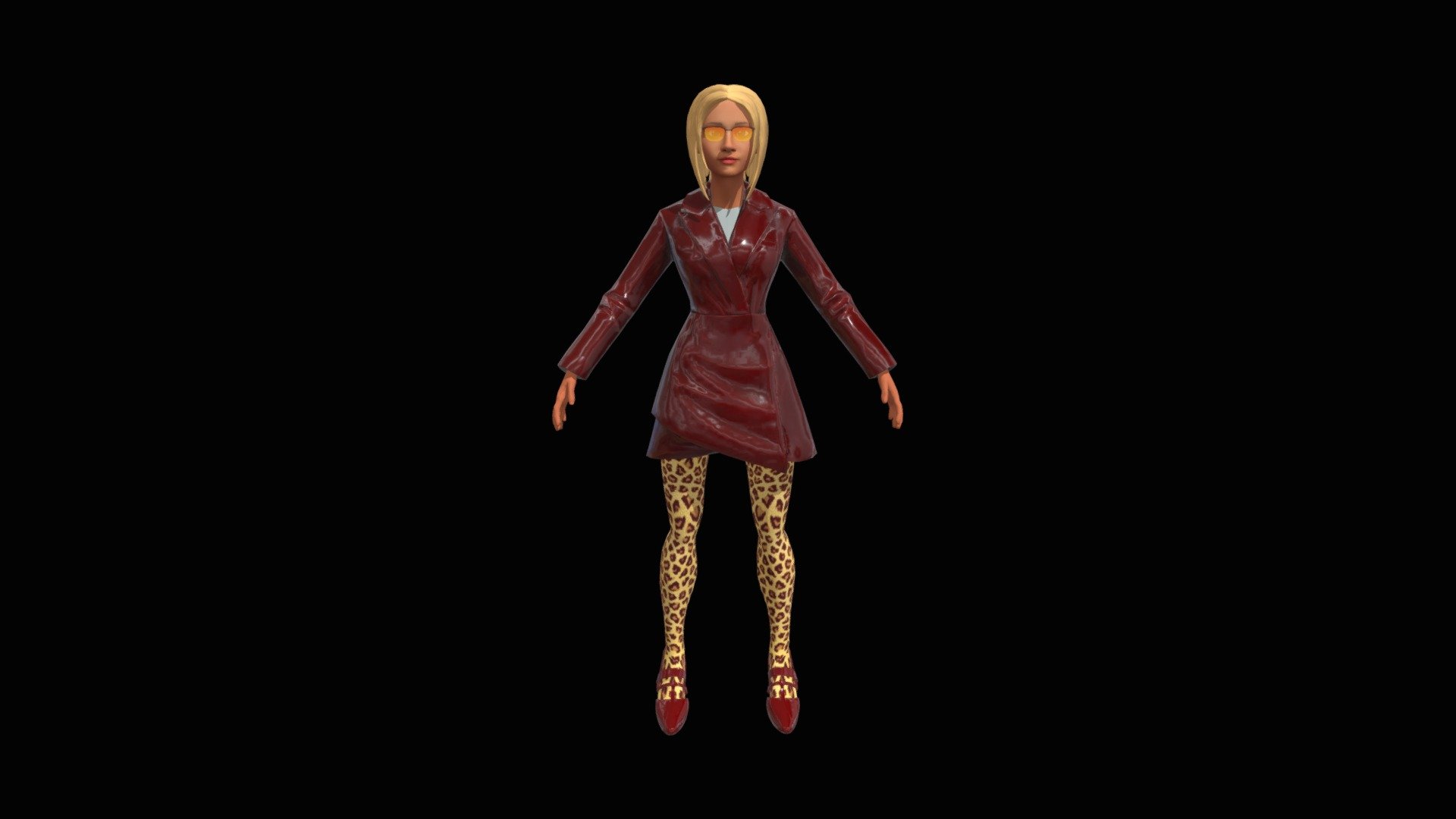 character girl #15 (FBX) - Download Free 3D model by BELAZ (@asset_for ...