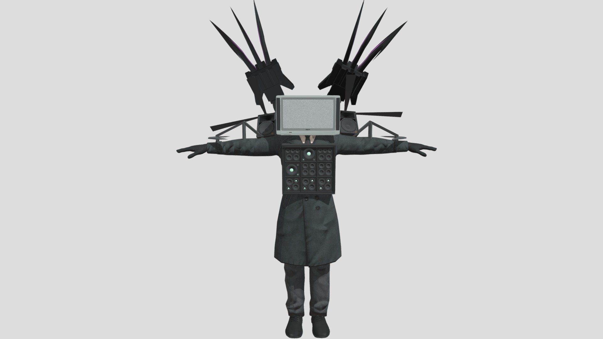Tv Man Titan - Download Free 3D model by 3D MODELS (@3dworldz) [b39ee84 ...