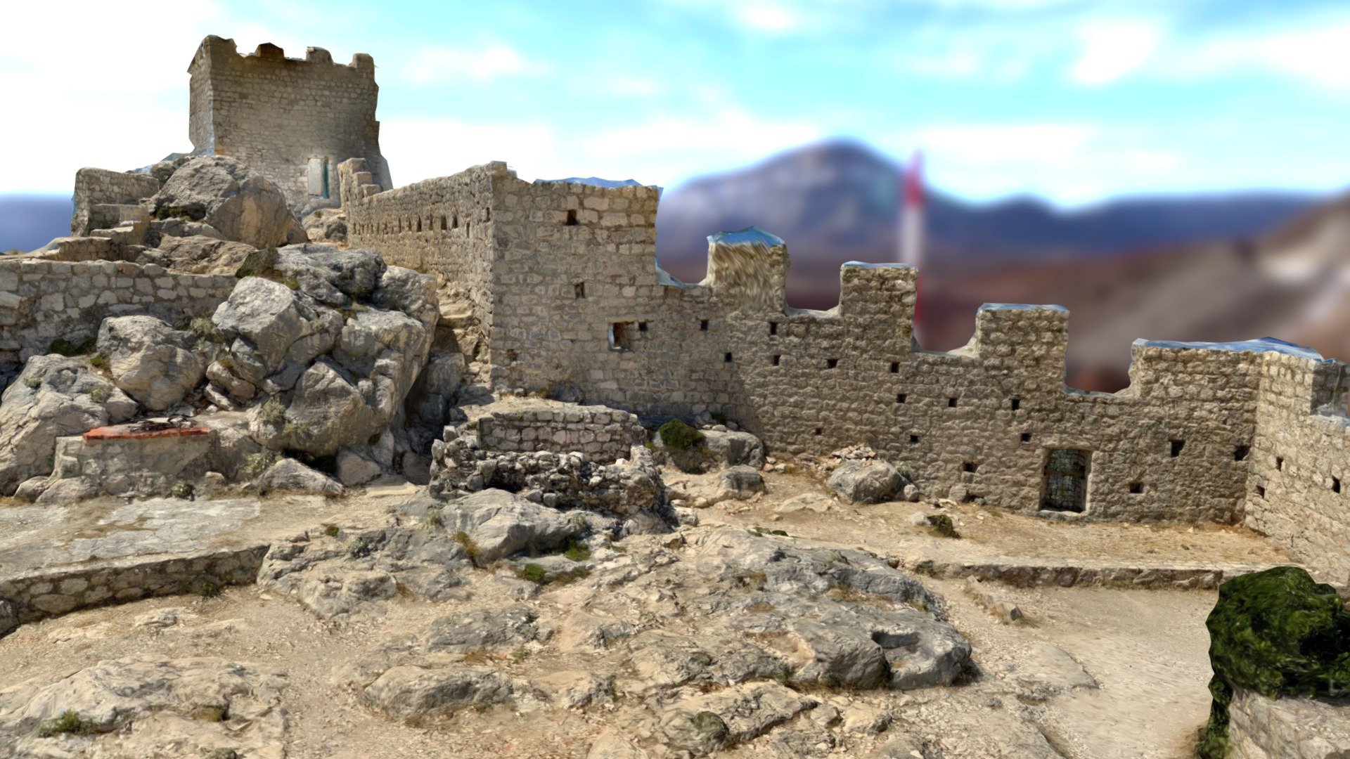 Omis - Starigrad- Fortica - 3D model by Kai Christmann (@kai_am_rhein ...
