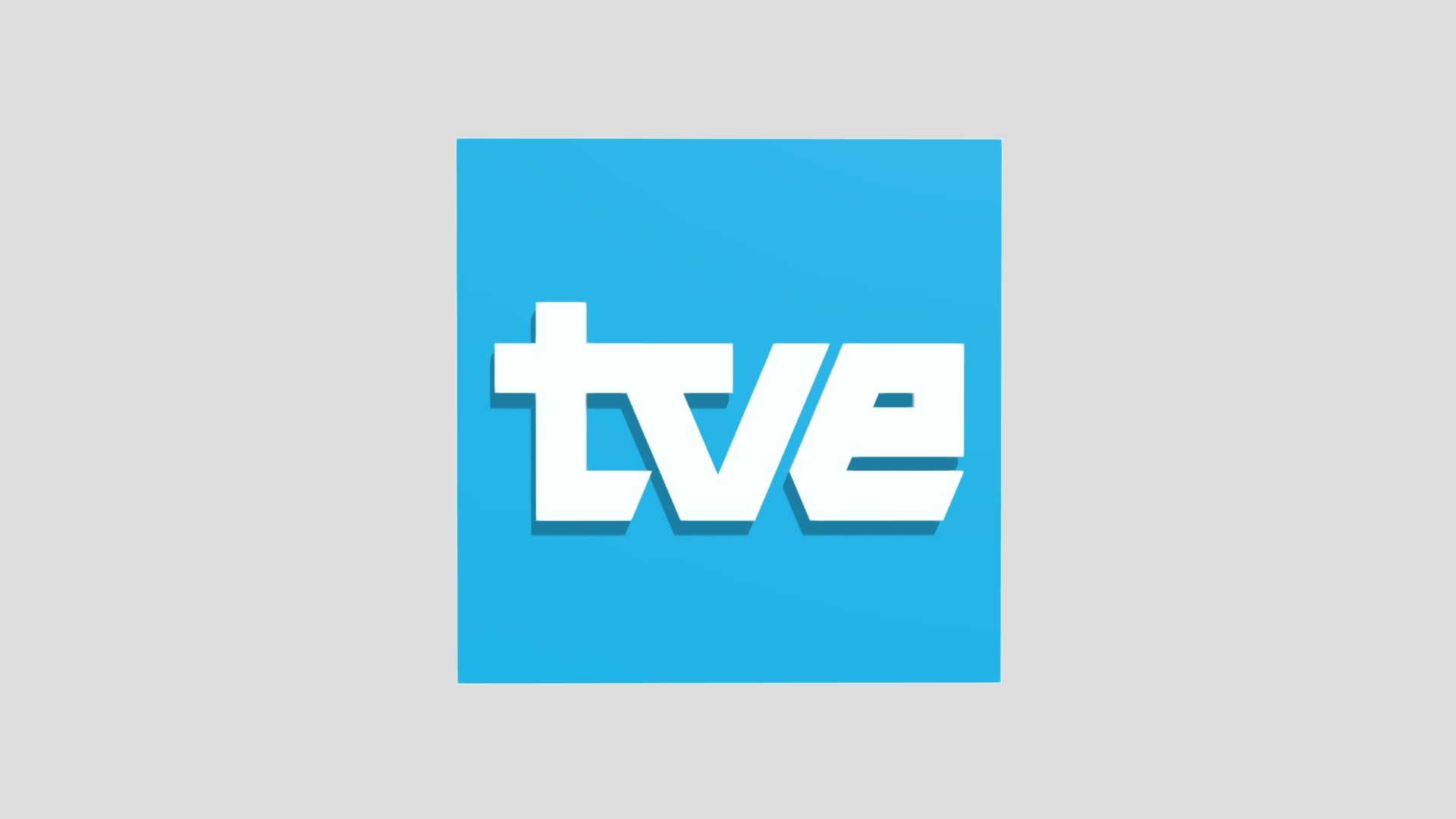 Tve logo spain 1991-2008 - Download Free 3D model by TV Animations ...