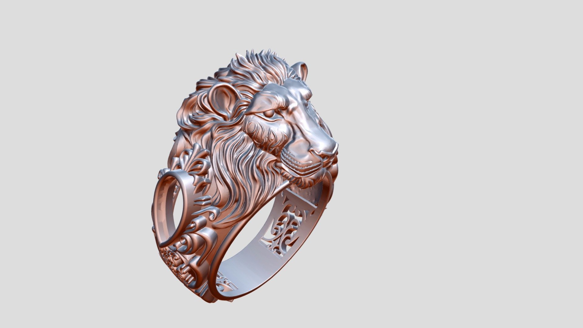 Lion Men Ring - 3D model by jaypatel [b3a1ff7] - Sketchfab