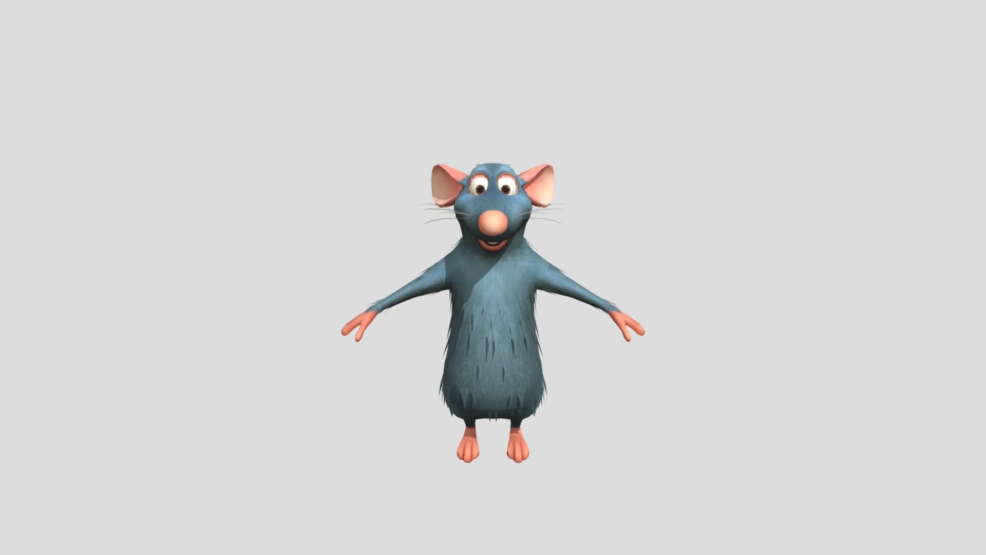 Remy_ratatouille - 3D model by adina16 [b3a3d35] - Sketchfab