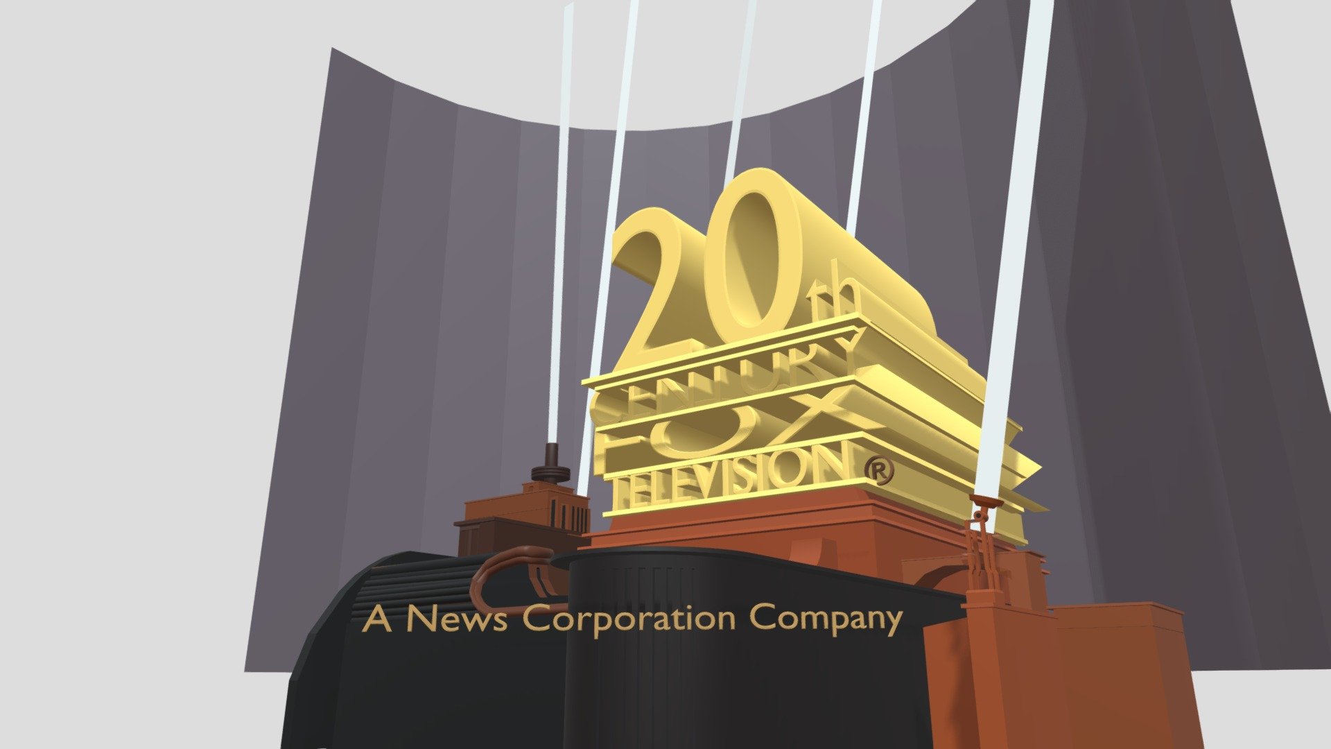 20th Century Fox Television Logo 1995 V2 - Download Free 3D model by ...