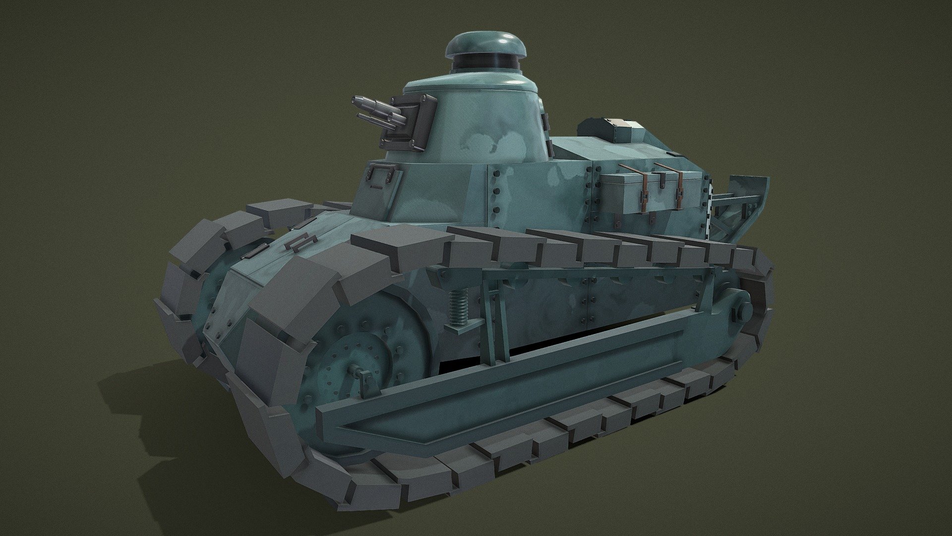 FT-17 Renault - Download Free 3D model by FrequentlyGreen [b3a769f] - Sketchfab