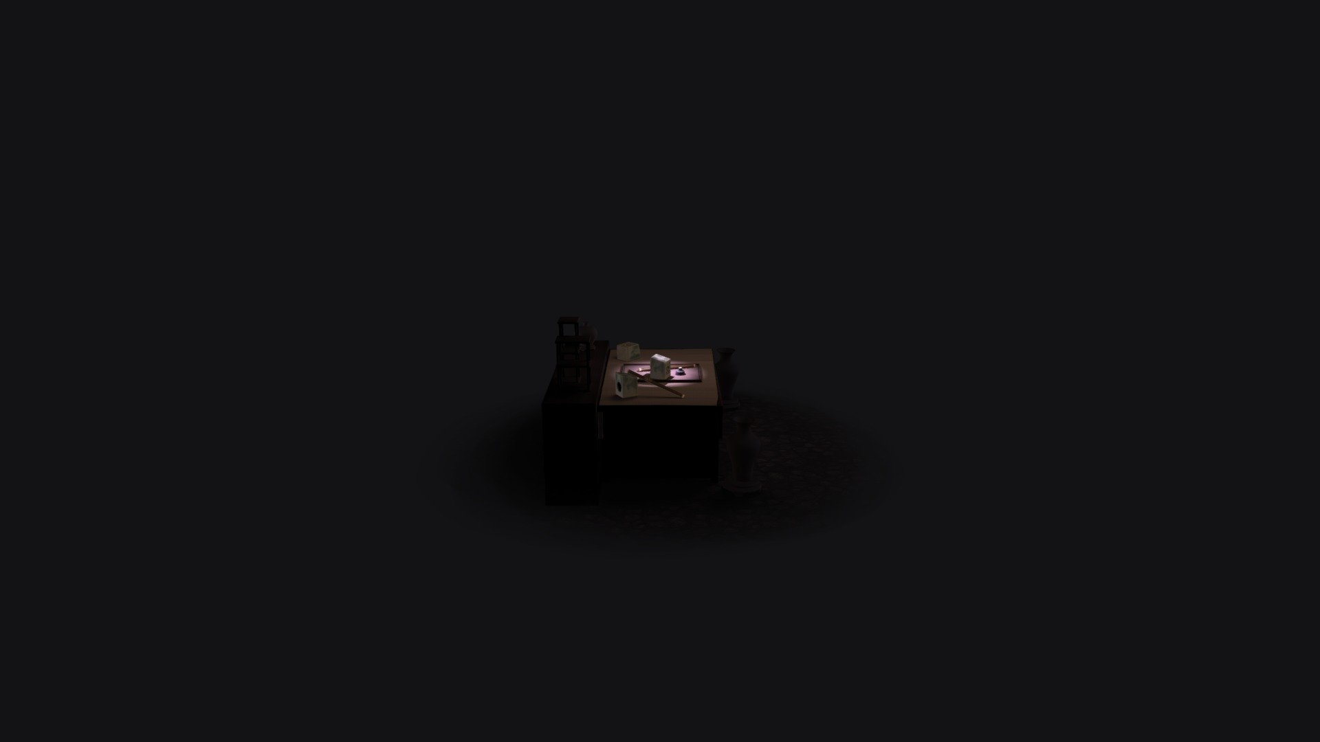 Opium Set - 3D model by museumofvancouver [b3a7873] - Sketchfab