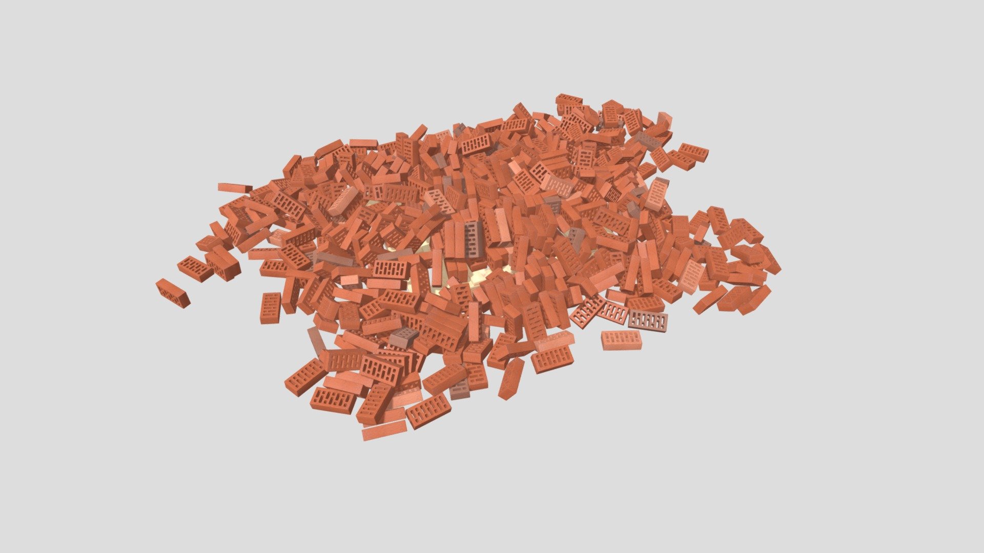 bricks pallet pile 1 - Buy Royalty Free 3D model by kopofx [b3a95e0 ...