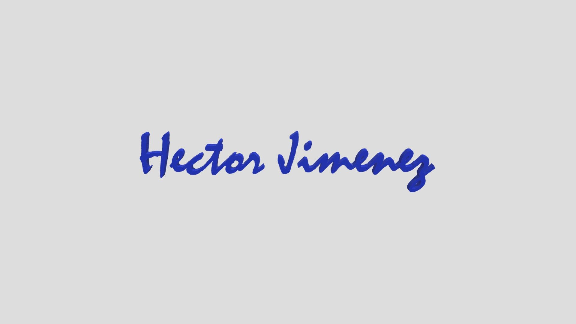 Wk1_Signature_Jimenez_Hector - 3D model by hjimene [b3ab01a] - Sketchfab