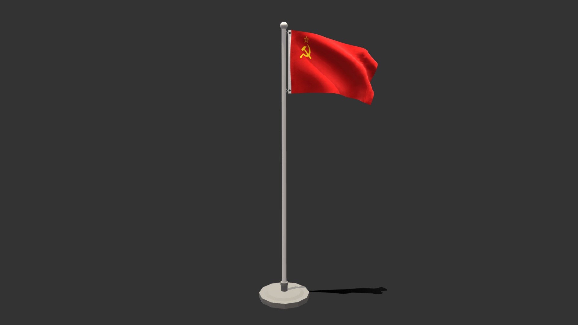 Low Poly Seamless Animated Soviet Union Flag - Buy Royalty Free 3D ...