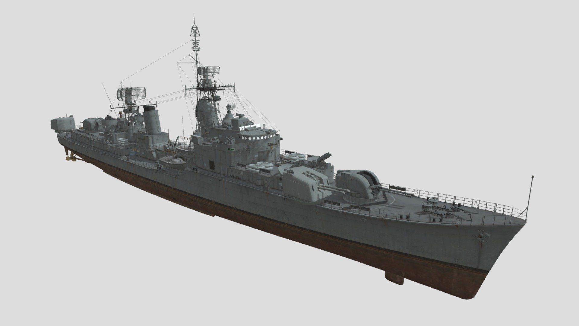 Dutch Navy Destroyer Holland - Download Free 3D model by 全斗焕 (@lxyun_2 ...