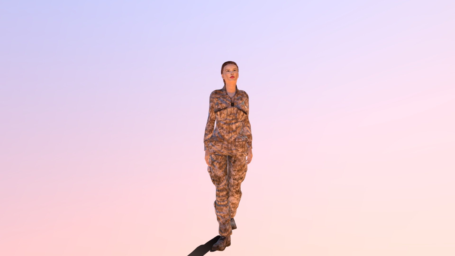 Priss Female Soldier - 3D model by FernandoLavado [b3ade76] - Sketchfab
