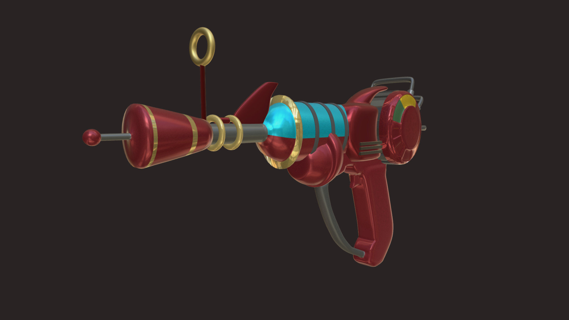 Futuristic gun - 3D model by carlis [b3af46a] - Sketchfab