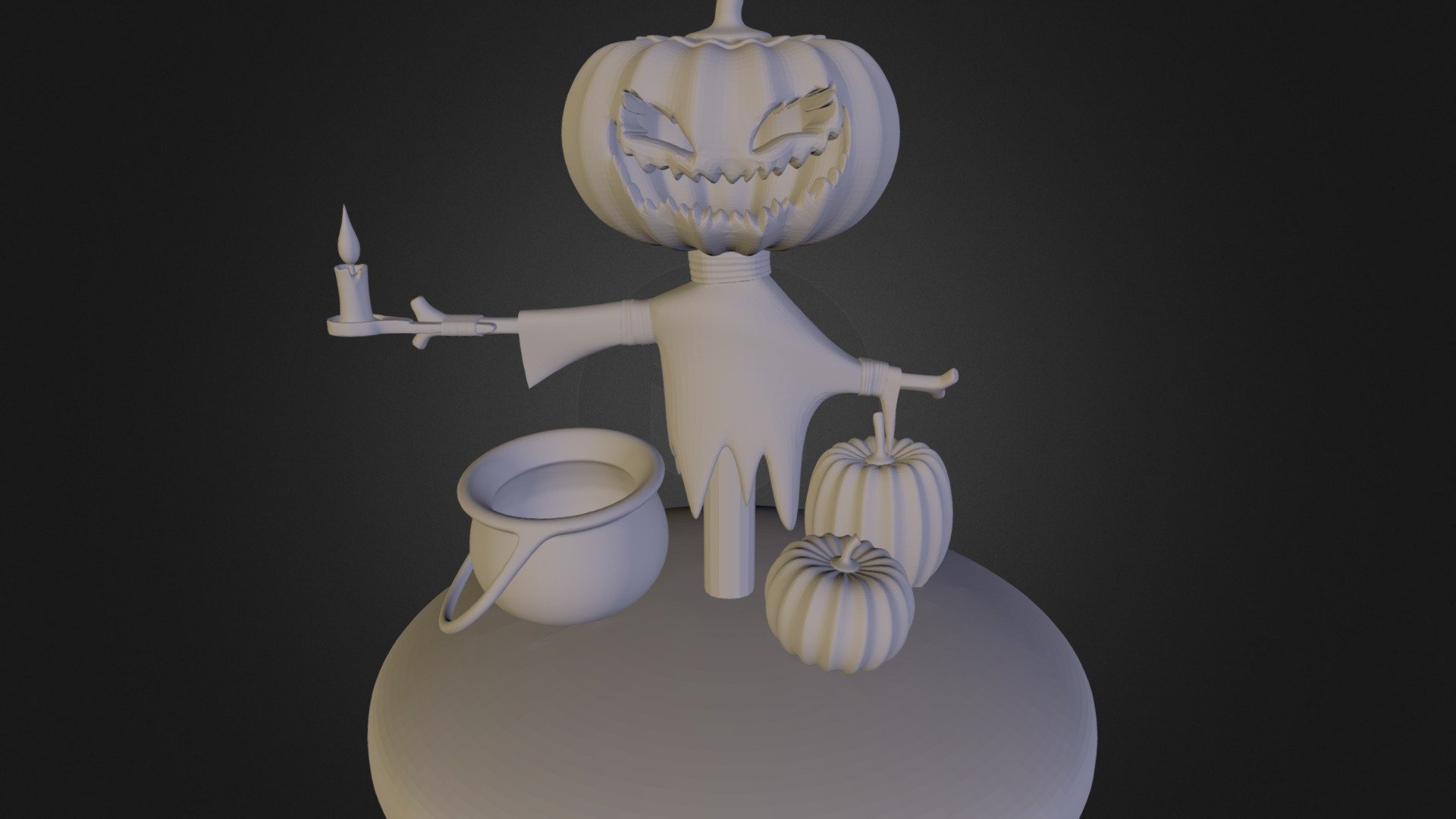 Scarecrow Jack - 3D model by Soldat-Frozer [b3af5ad] - Sketchfab