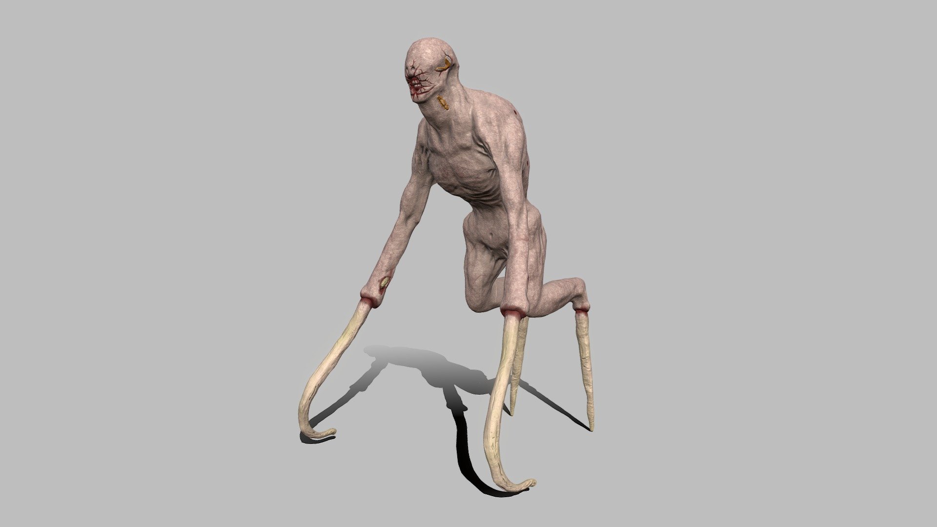 A monster for animation - Download Free 3D model by CubeLove (@Stellar ...