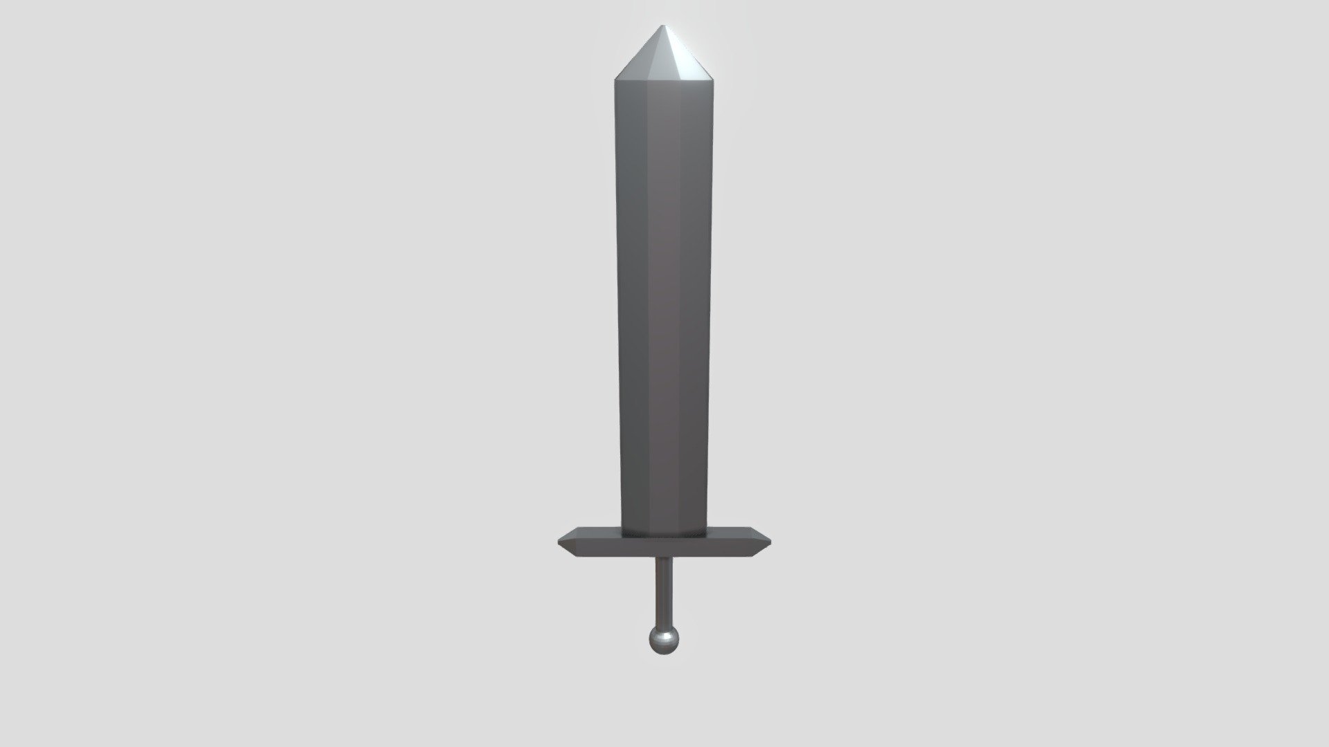 Low-Poly Silver Greatsword - Download Free 3D model by Jasonollo ...