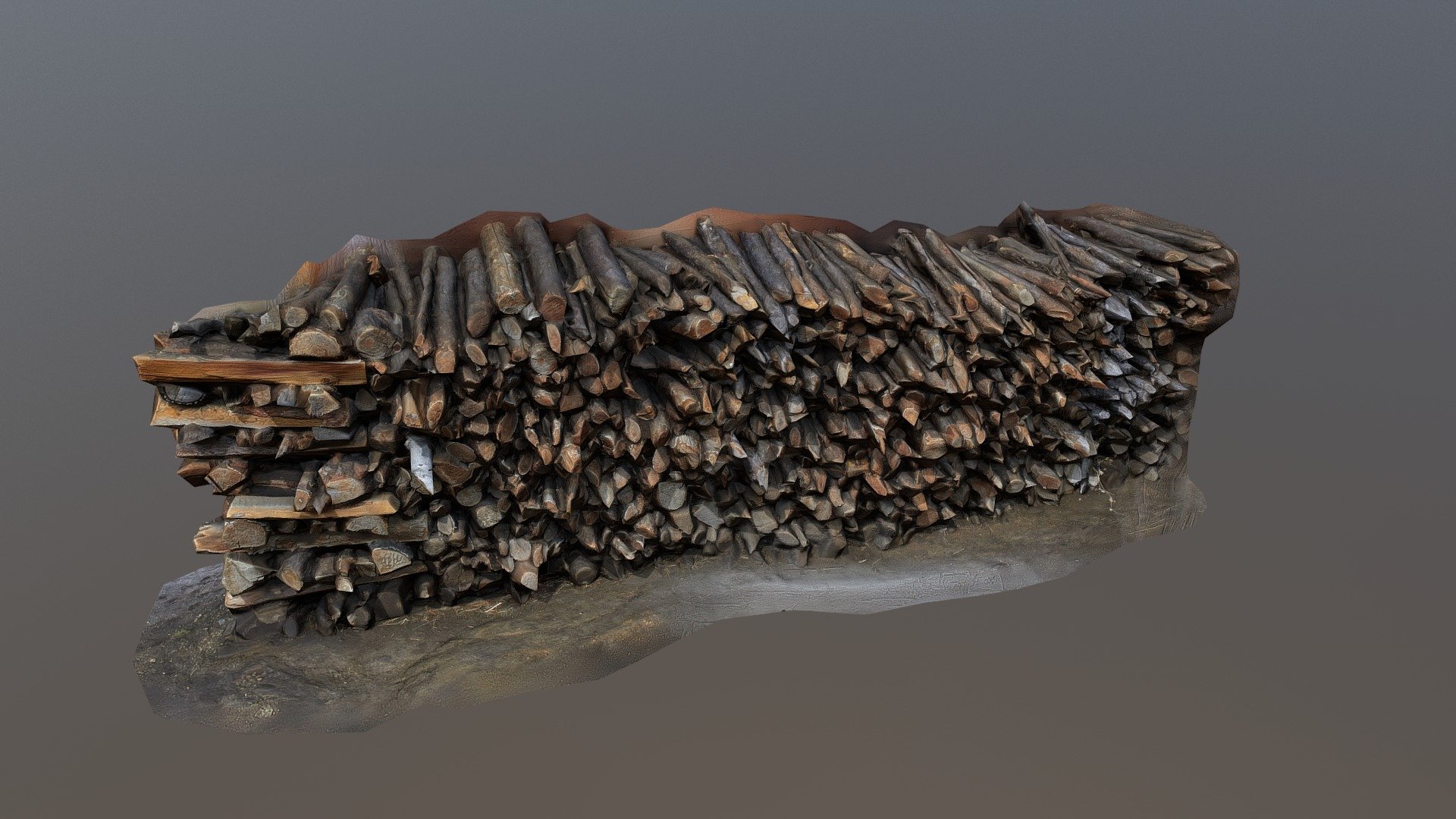 Firewood 01 - 3D model by koss2712 [b3b1a44] - Sketchfab