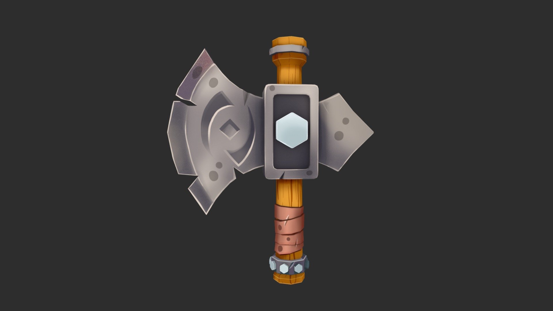 Stylized Axe - 3D model by Sparkywor [b3b22a0] - Sketchfab