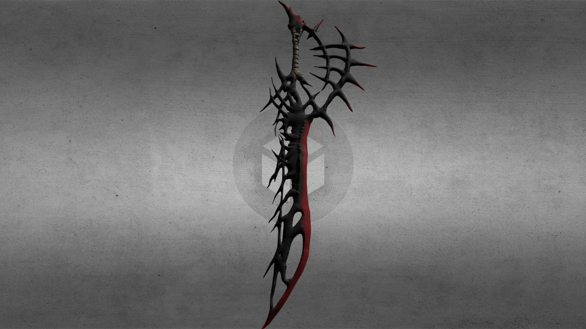 Cursed sword//Dague Maudite - 3D model by Raven13080 [b3b298c] - Sketchfab