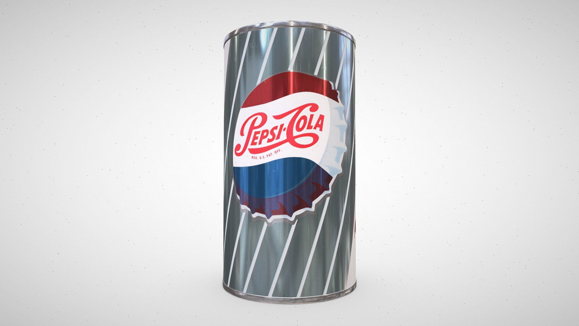 1960s Pepsi Can - Download Free 3D model by Matt Newland (@mnewland3d ...