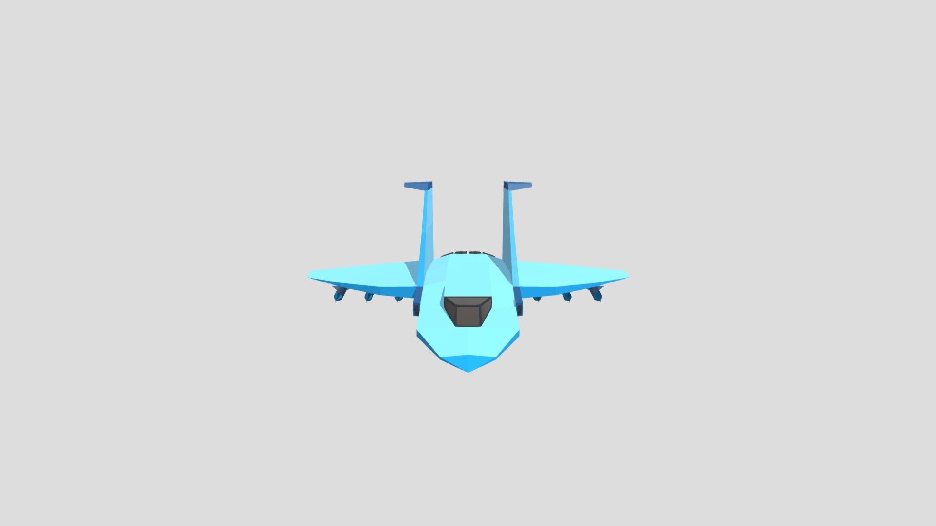 Blue Jet - 3D model by leinra [b3b2f9a] - Sketchfab