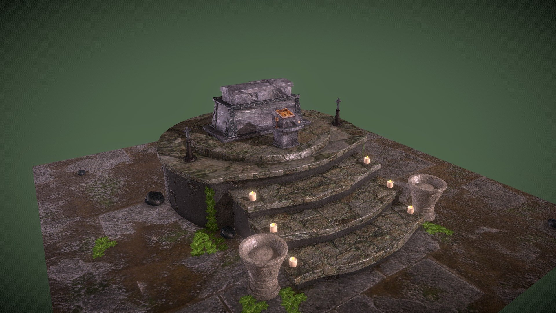 Altar Scene - 3D model by JJTale [b3b3b9a] - Sketchfab