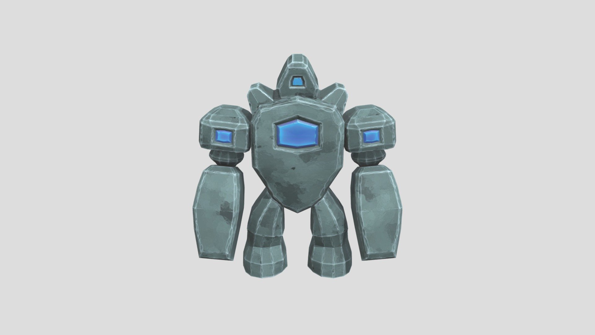 Stone Golem - 3D model by Sinyata [b3b5852] - Sketchfab