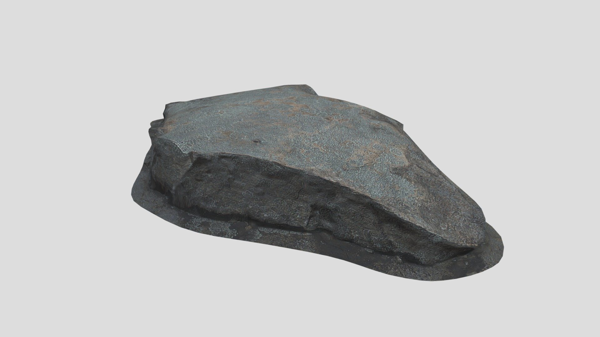 Low Poly Granite Rock - Download Free 3D model by Aaron (@queen ...